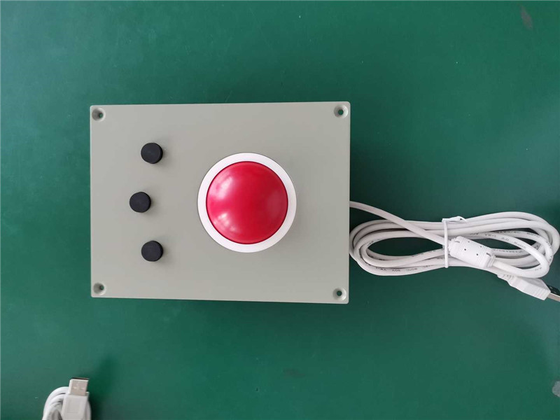 Rugged Industrial Panel Mount Trackball Pointing Device With 3 Mouse ...
