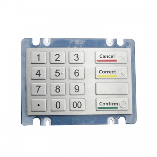 16 Key Button ATM Type Ruggedised IK07 Vandal-Resistant And Waterproof ...