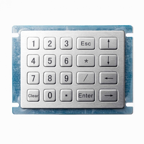 4*5 20 keys waterproof IP65 Industrial Metal keypads stainless steel ...