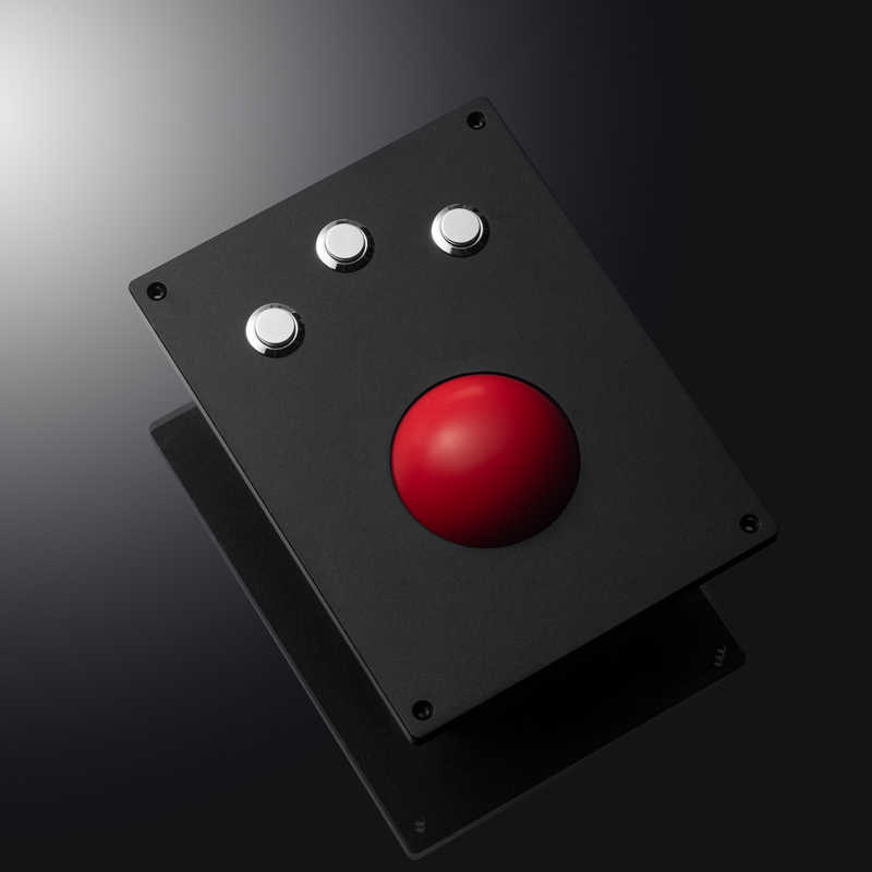 Rugged Industrial Panel Mount Trackball Pointing Device With 3 Mouse ...