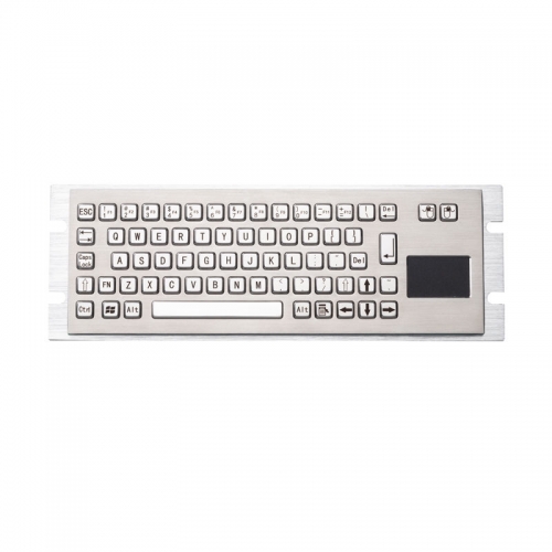 Compact Embedded Industrial Stainless Steel Keyboard With Touchpad For ...