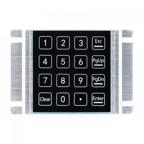 16 Keys Waterproof And Dustproof Induction Keyboard Panel Mount ...