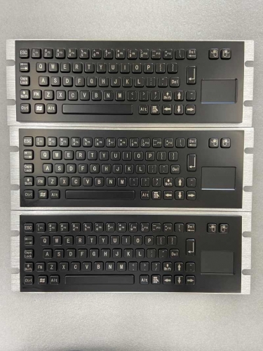 2020 Custom Compact Embedded Black keyboards Industrial Full metal ...